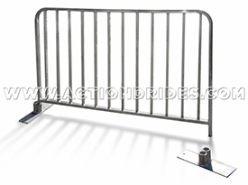 Aluminum Barricade (1 Foot)