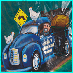 Chicken Toss Carnival Booth