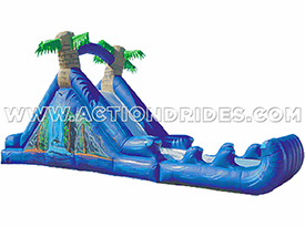 Tropical Theme Water Slide