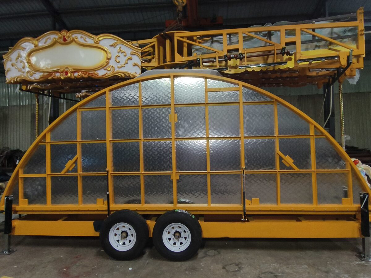 Portable Carousel - Trailer Mounted Folding Carousel for sale for ...