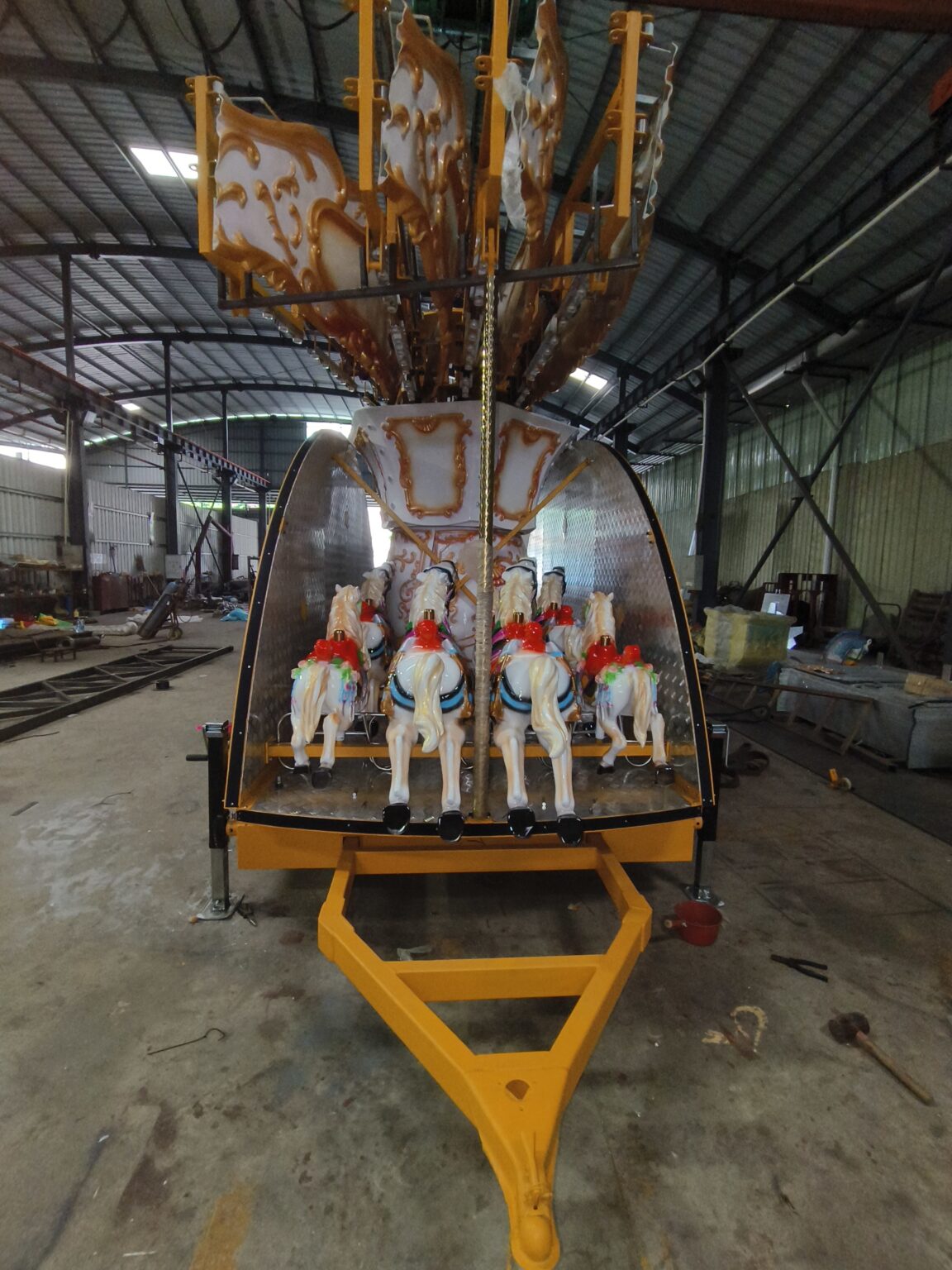 Portable Carousel - Trailer Mounted Folding Carousel for sale for ...